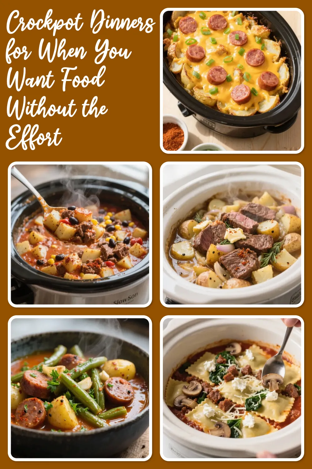 50+ Dump and Go Crockpot Dinners that Practically Cook Themselves