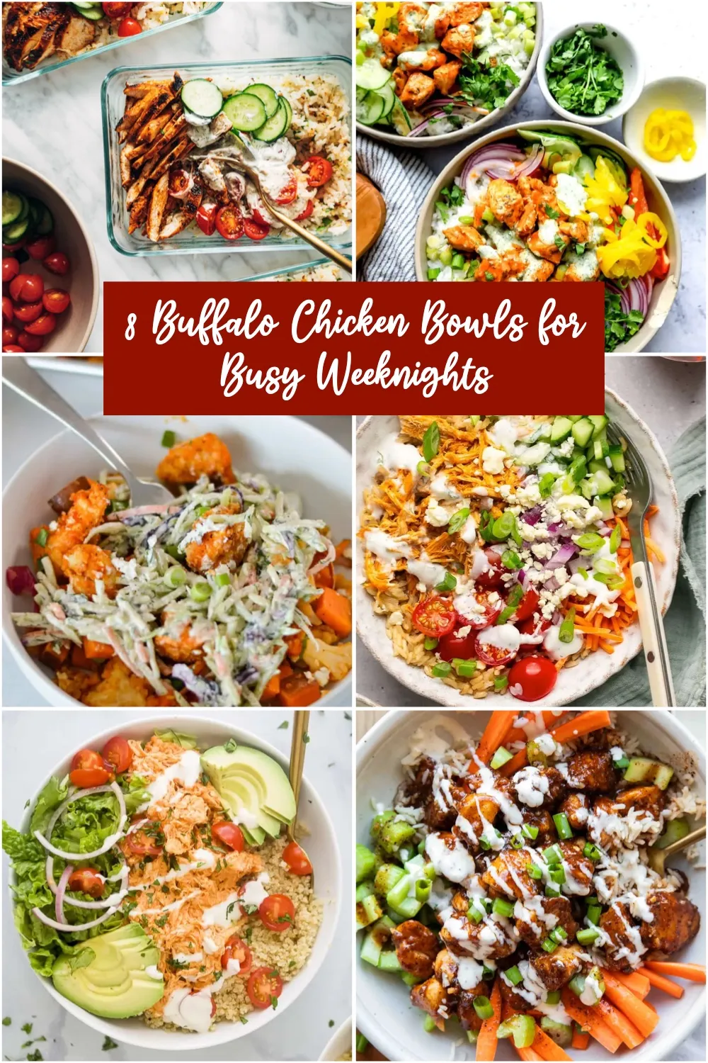 8 Buffalo Chicken Bowls for Busy Weeknights