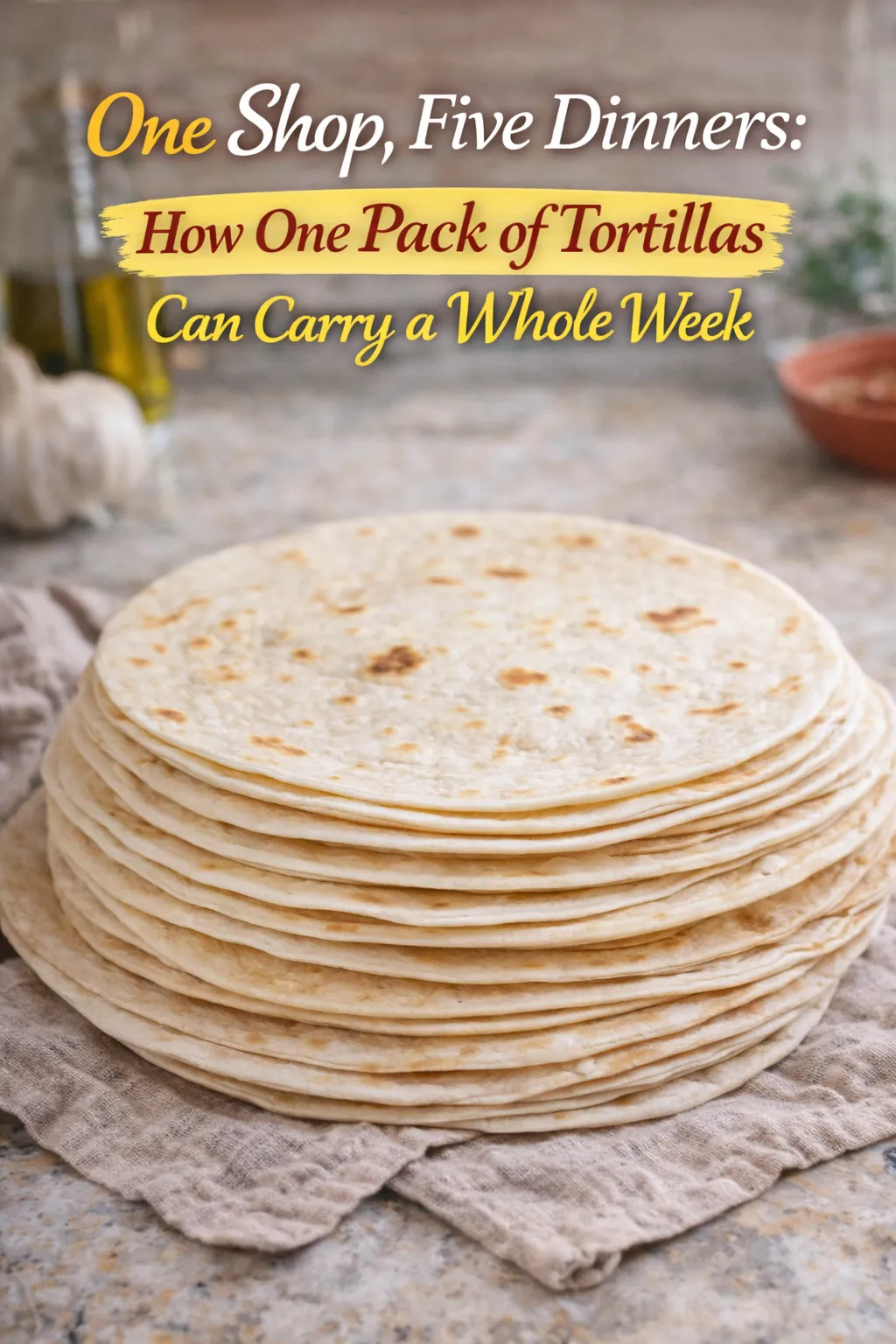 One Shop, Five Dinners: How One Pack of Tortillas Can Carry a Whole Week